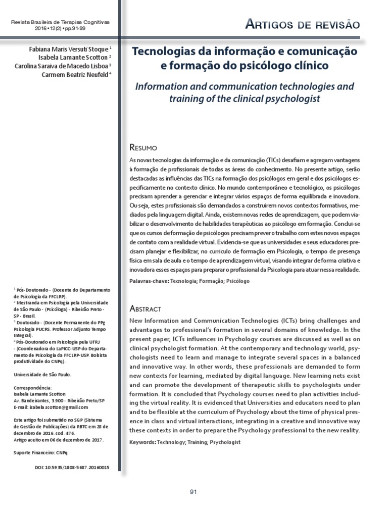 Tecnologias Da Informação e Comunicação | PDF | Internet | Aprendizado