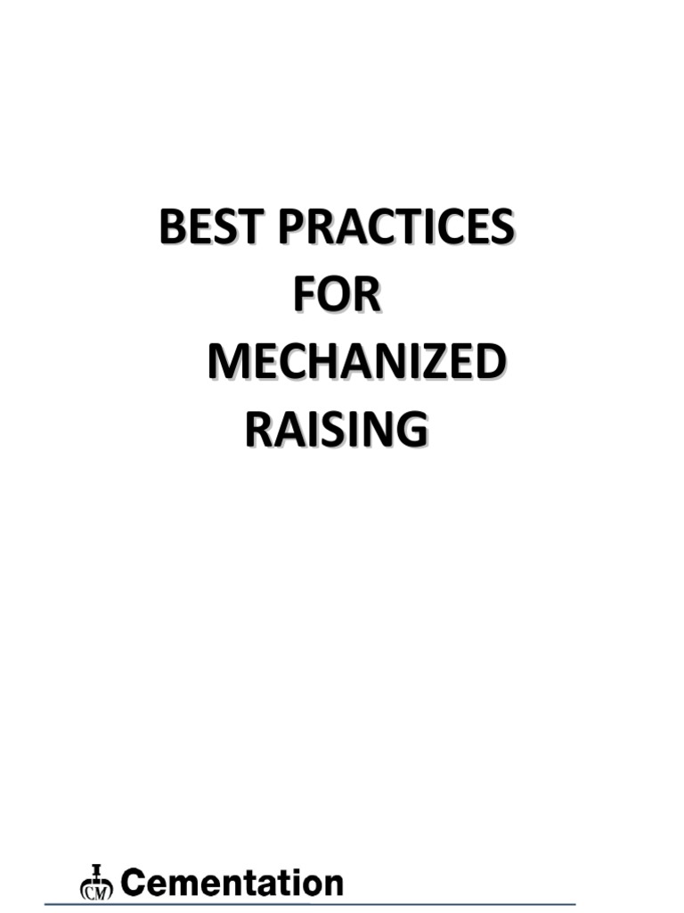 Best Practices For Alimak Raising - Part 1 | PDF | Personal Protective ...