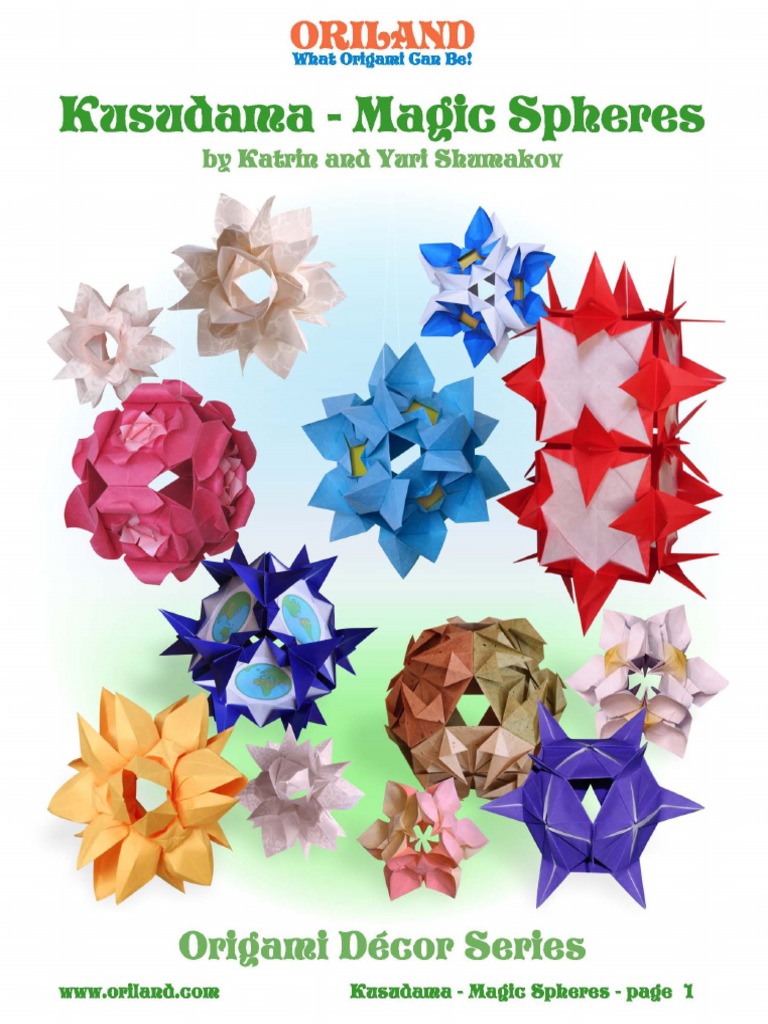 Kusudama - Magic Spheres - Origami Decor Series PDF | PDF