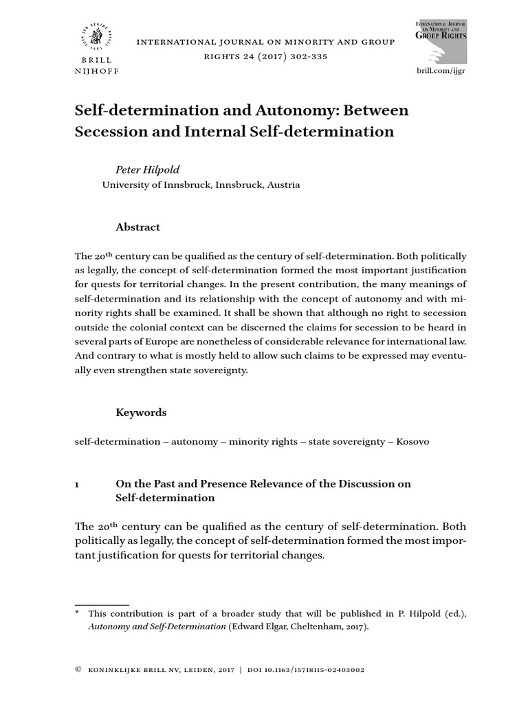 Note de Curs DIP | PDF | Self Determination | Nation