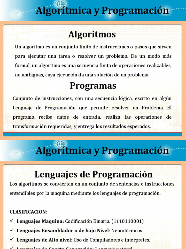Clase de Algoritmos PDF | PDF | Algoritmos | Programación de computadoras