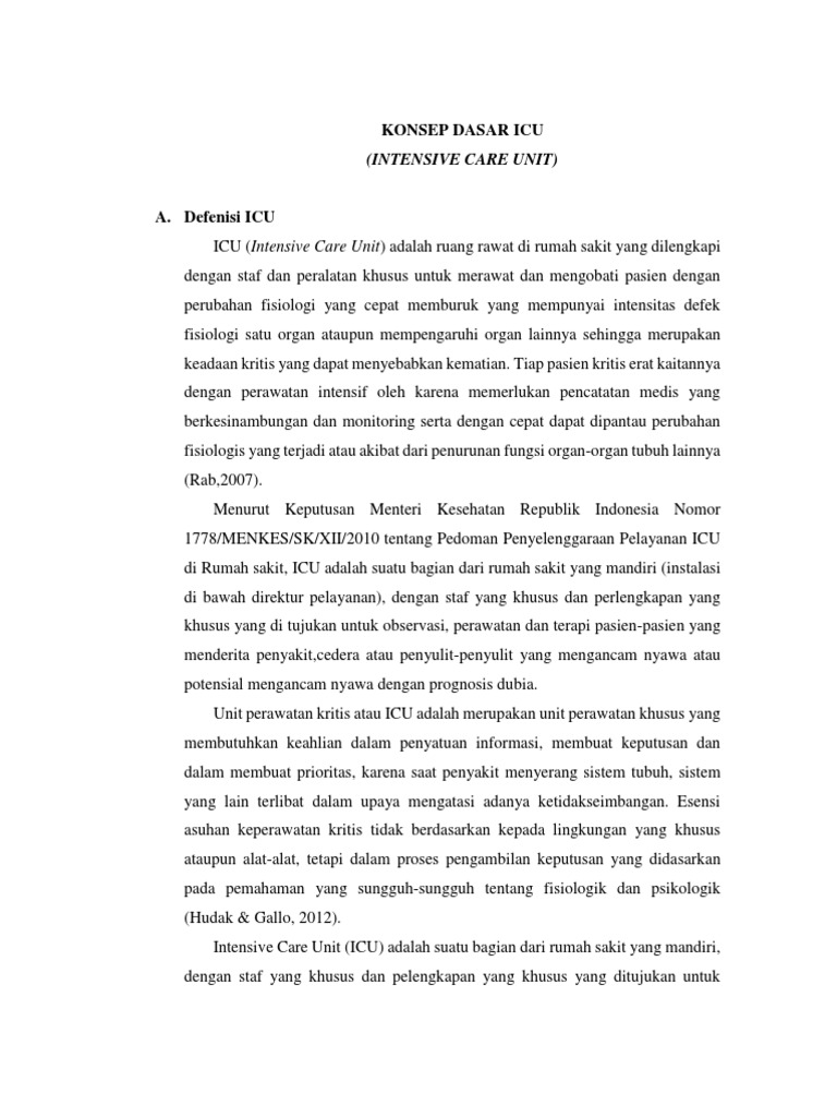 LP Icu Dan Iccu | PDF