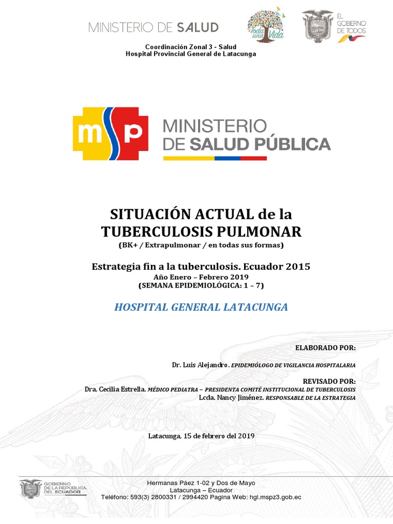 Situación Actual de La Tuberculosis. HGL | PDF | Tuberculosis | Diagnostico medico
