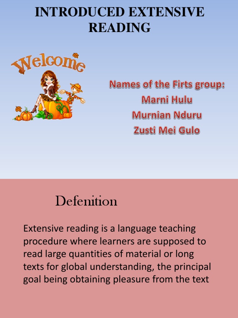 Extensive Reading True | PDF | Reading (Process) | Teachers