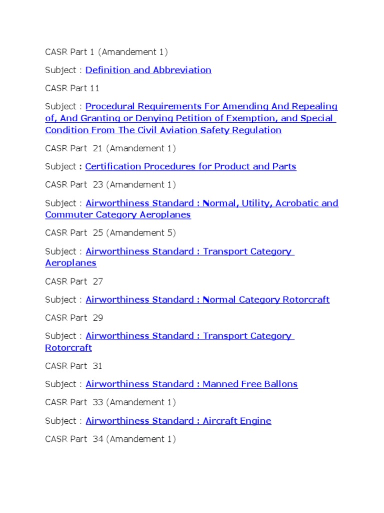 CASR | PDF | Flight Instructor | Aircraft