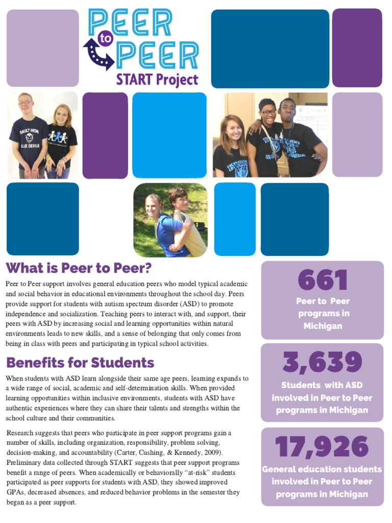 p2p Flyer Final - For Web | PDF | Peer To Peer | Autism Spectrum