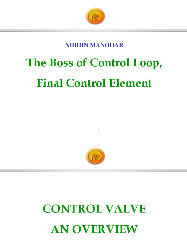 Control Valve Overview and Selection Guide | PDF | Valve | Noise