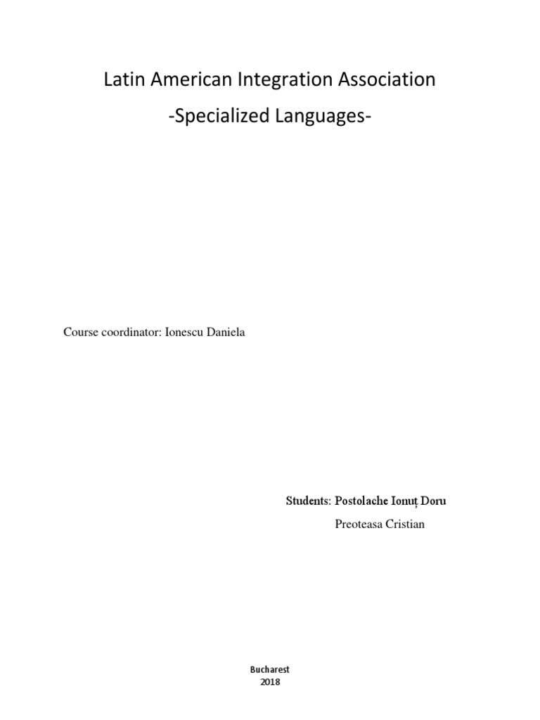 Latin American Integration Association | Download Free PDF | World ...