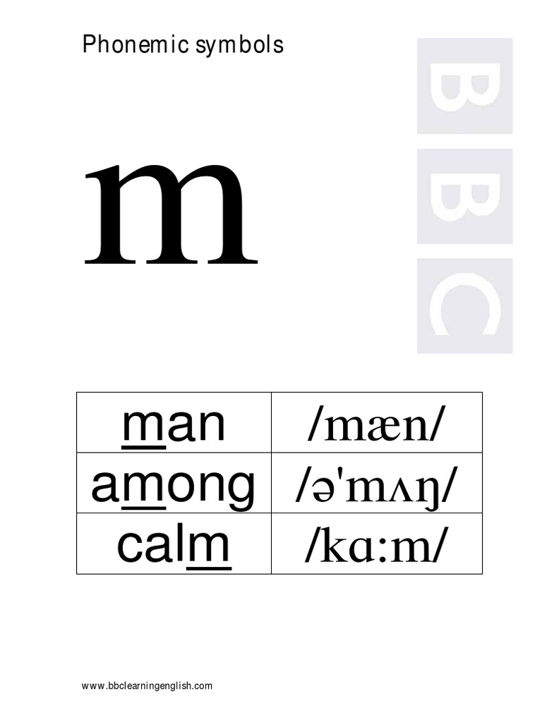 Phoneme M | PDF