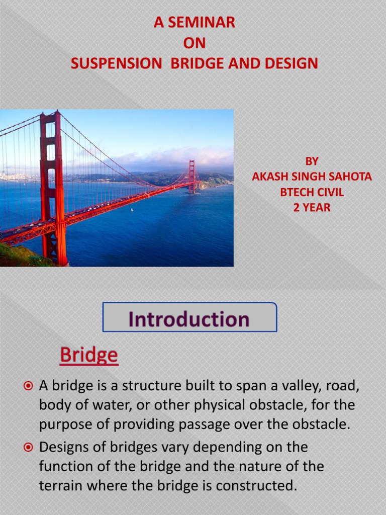 Suspension Bridge | PDF | Bridge | Truss