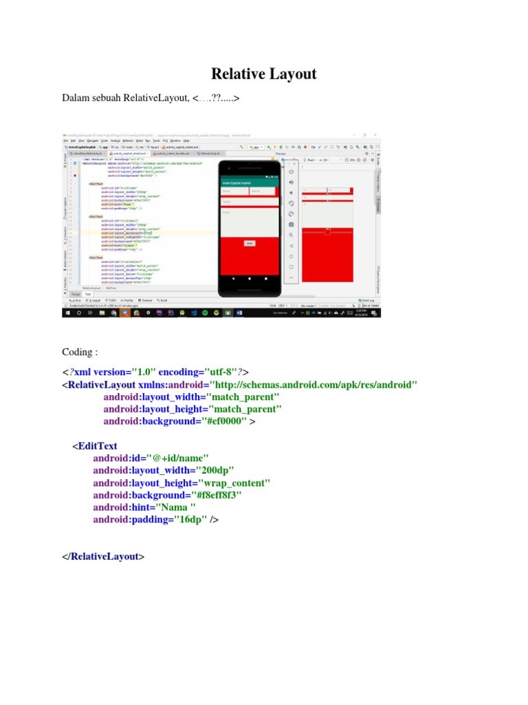 UTS Perbedaan Linear, Relative, Dan Constraint (SHARED) | PDF ...