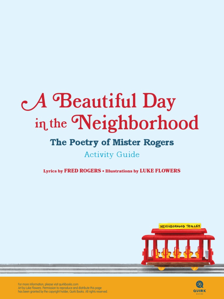 A Beautiful Day in The Neighborhood Activity Guide | PDF | Poetry