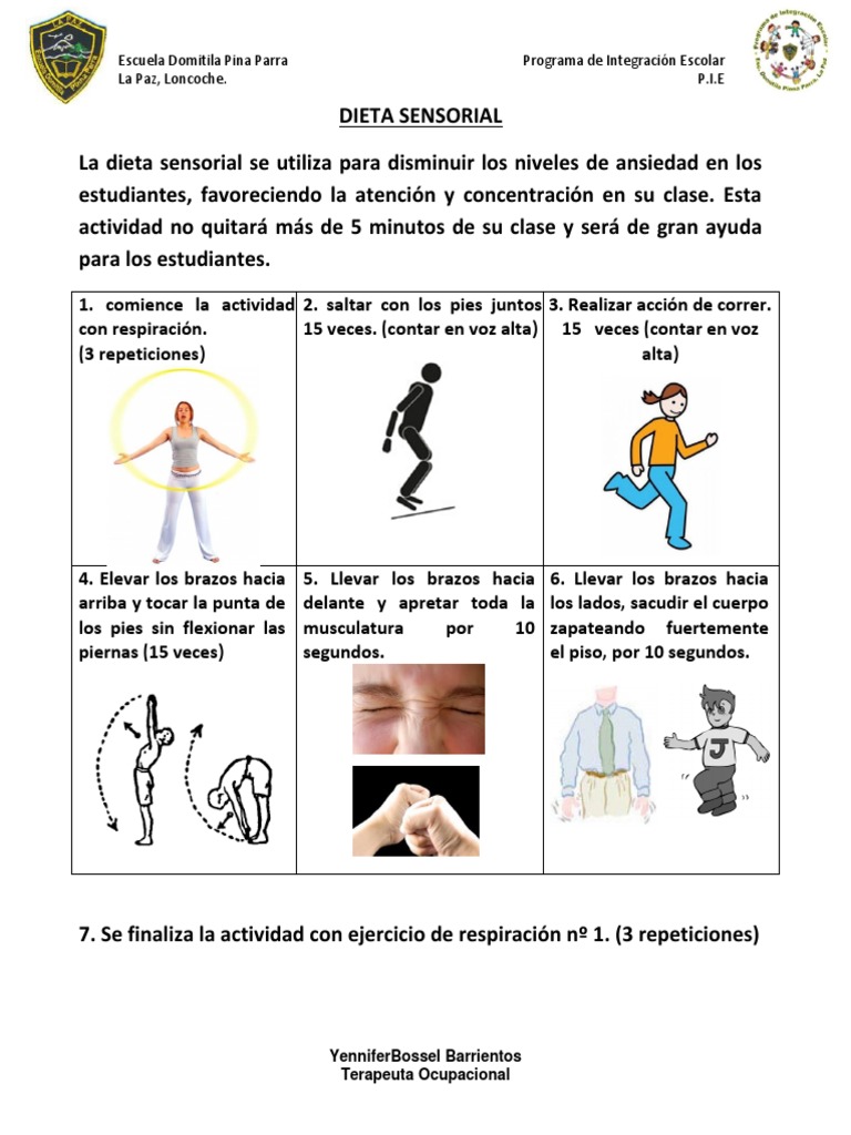 Dieta Sensorial | PDF | Ocio | Salud y bienestar