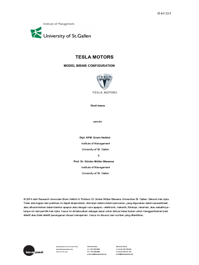Tesla Motors | PDF | Teknologi & Rekayasa