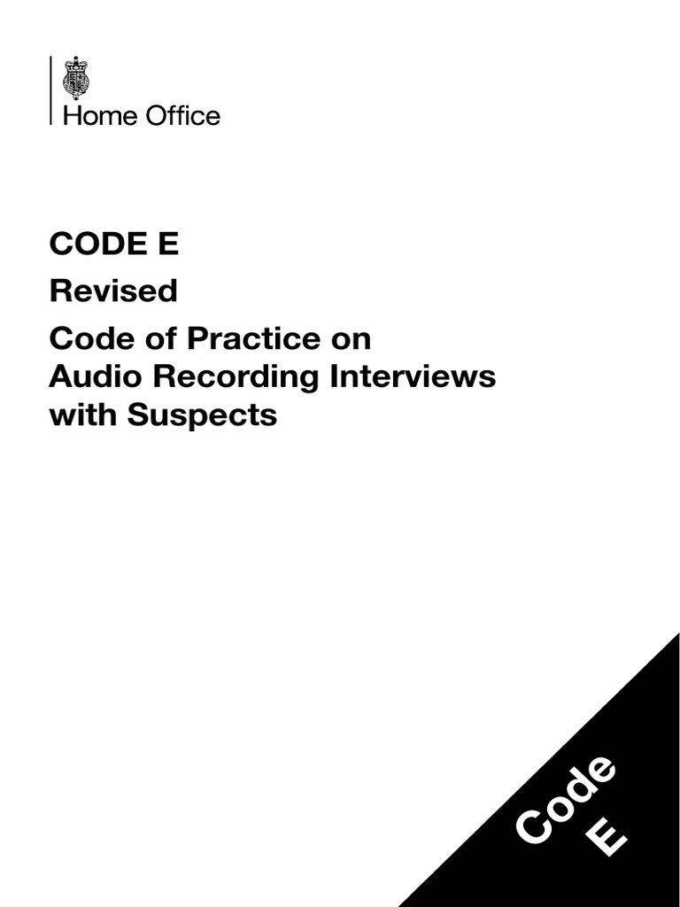 00 Pace Code E Accessible v0.3 PDF | PDF | Arrest | Prosecutor