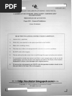 Csec Poa Past Paper 2017 | PDF