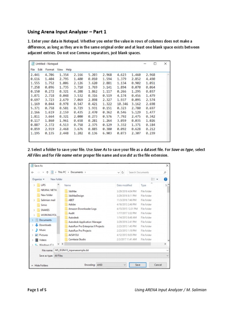 Using Arena Input Analyzer Guide Pdf