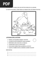 Patito Feo Actividades | PDF | El patito feo | Percepción visual