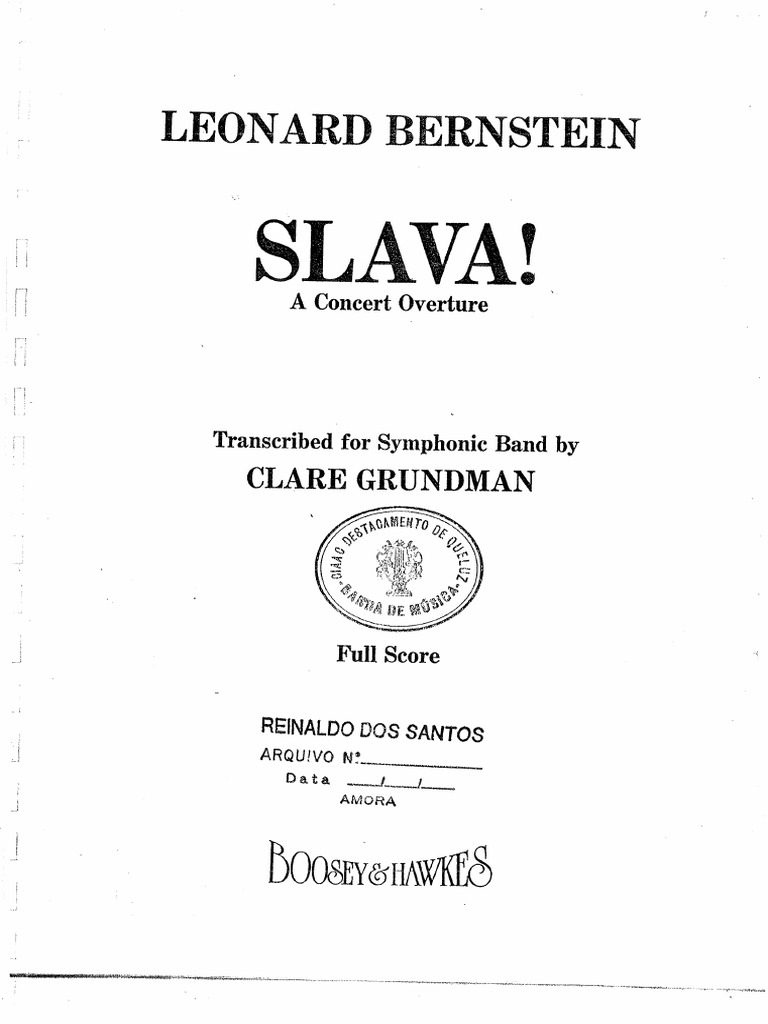 BERNSTEIN Grundman Slava PDF | PDF