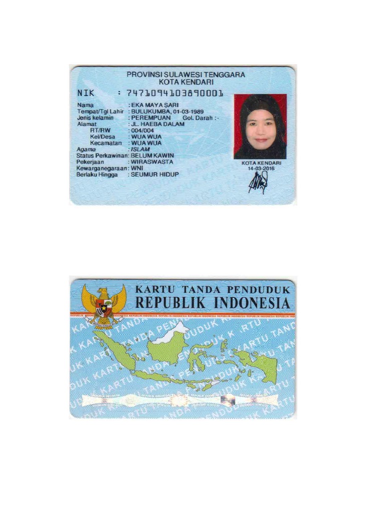 KTP Eka Maya Sari | PDF