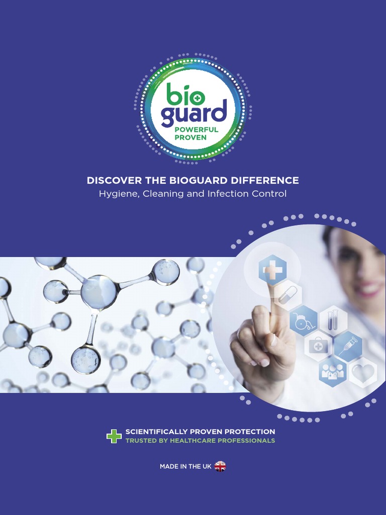Bioguard Main Brochure Inc Purehold Handles | PDF | Hygiene | Disinfectant
