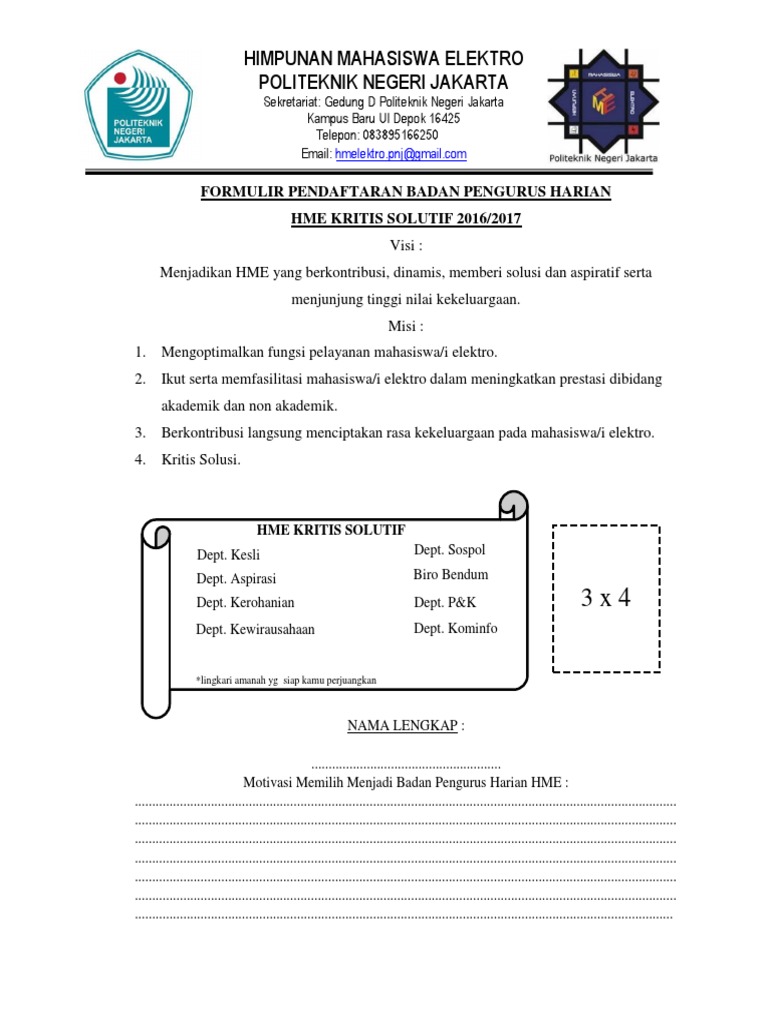 Formulir BPH | PDF | Bisnis