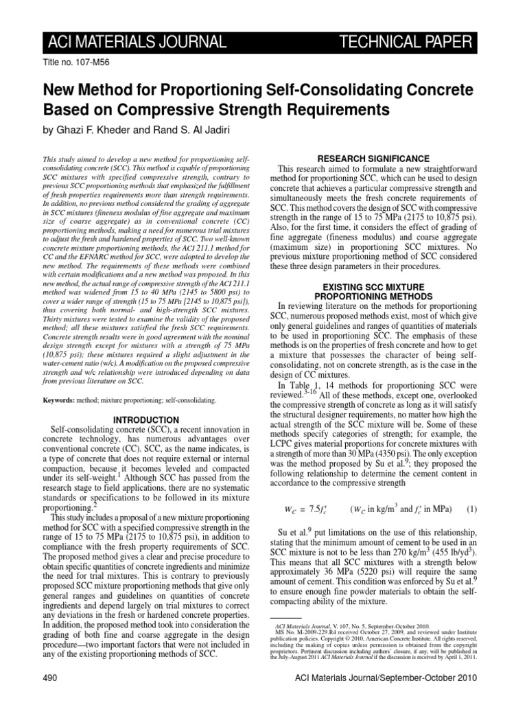 107 m56 | PDF | Concrete | Cement