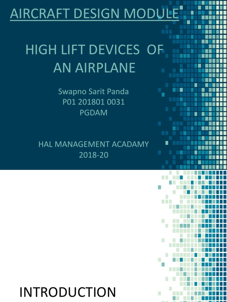 High Lift Devices | PDF | Flap (Aeronautics) | Lift (Force)
