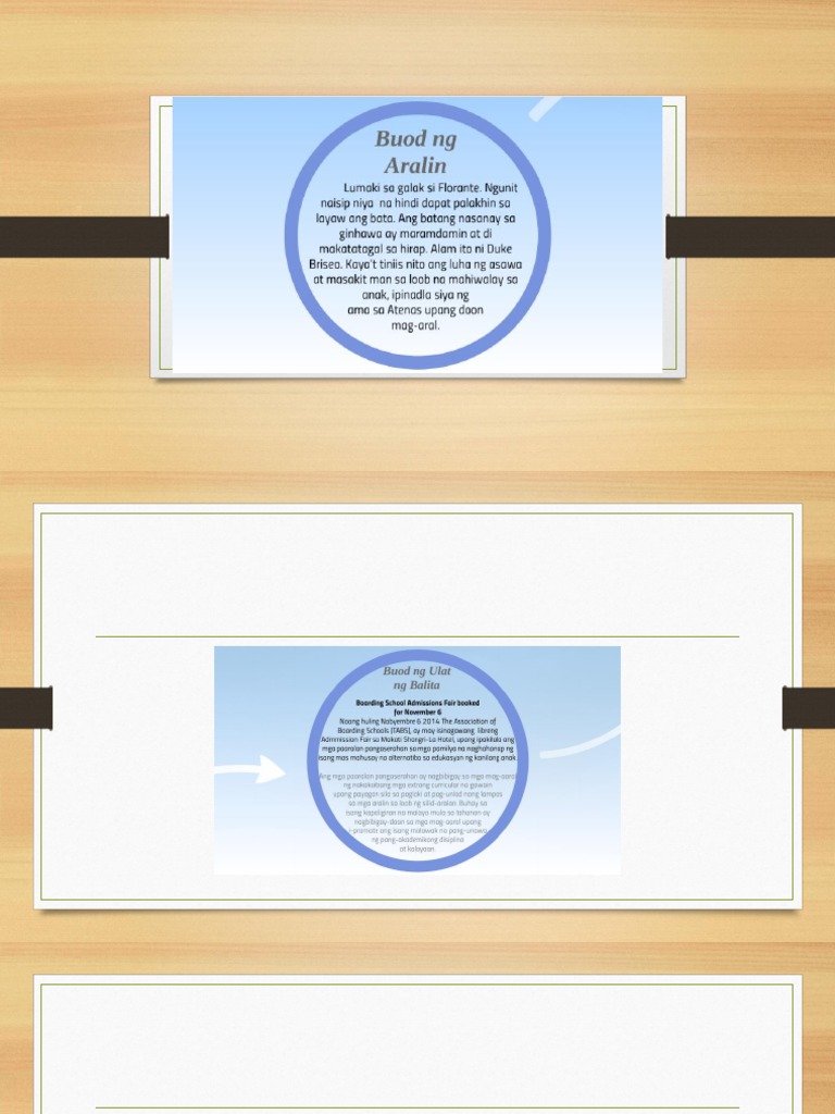 Aralin 16 Buod | PDF