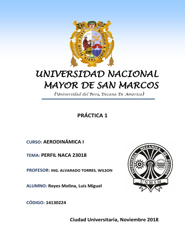 Perfil NACA 23018: Análisis y Modificación | PDF | Superficie ...