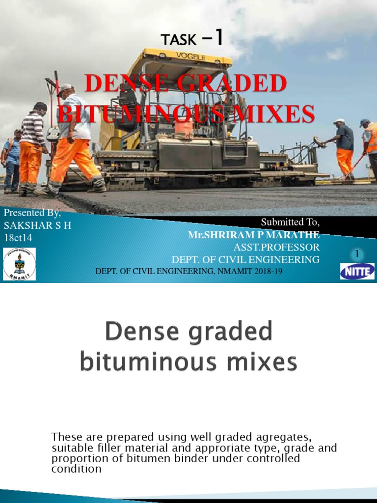 Dense Graded Bituminous Mix Design Guide | PDF | Road Surface | Asphalt