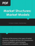 Market - Structures Notes With Graphs | PDF | Monopoly | Oligopoly