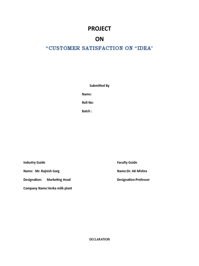 Verka Tetra Pack Consumer Study | PDF | Customer Satisfaction | Survey ...