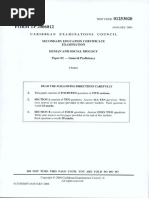 Physical Education 2023 CSEC Past Paper | PDF