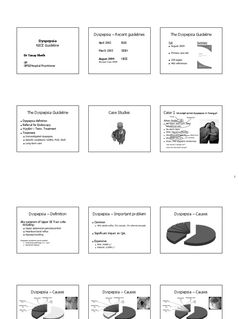 Guidelines for the Management of Dyspepsia: A Comprehensive Review | PDF | Indigestion ...