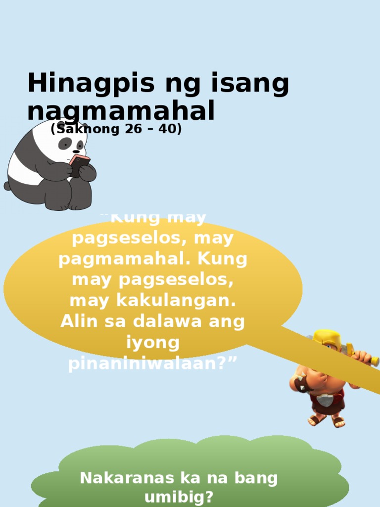 Hinagpis Ng Isang Nagmamahal