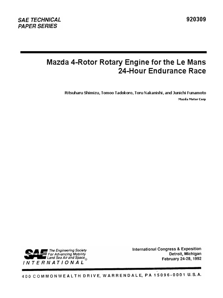 Mazda R26B US PDF | PDF | Fuel Injection | Throttle