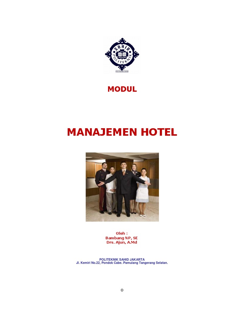 Modul Manajemen Hotel | PDF