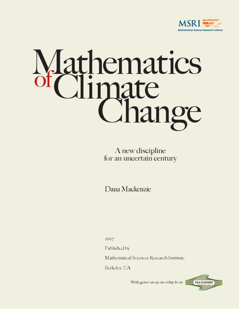 Math of Climate Change - 2007 | PDF | Ipcc Fourth Assessment Report ...