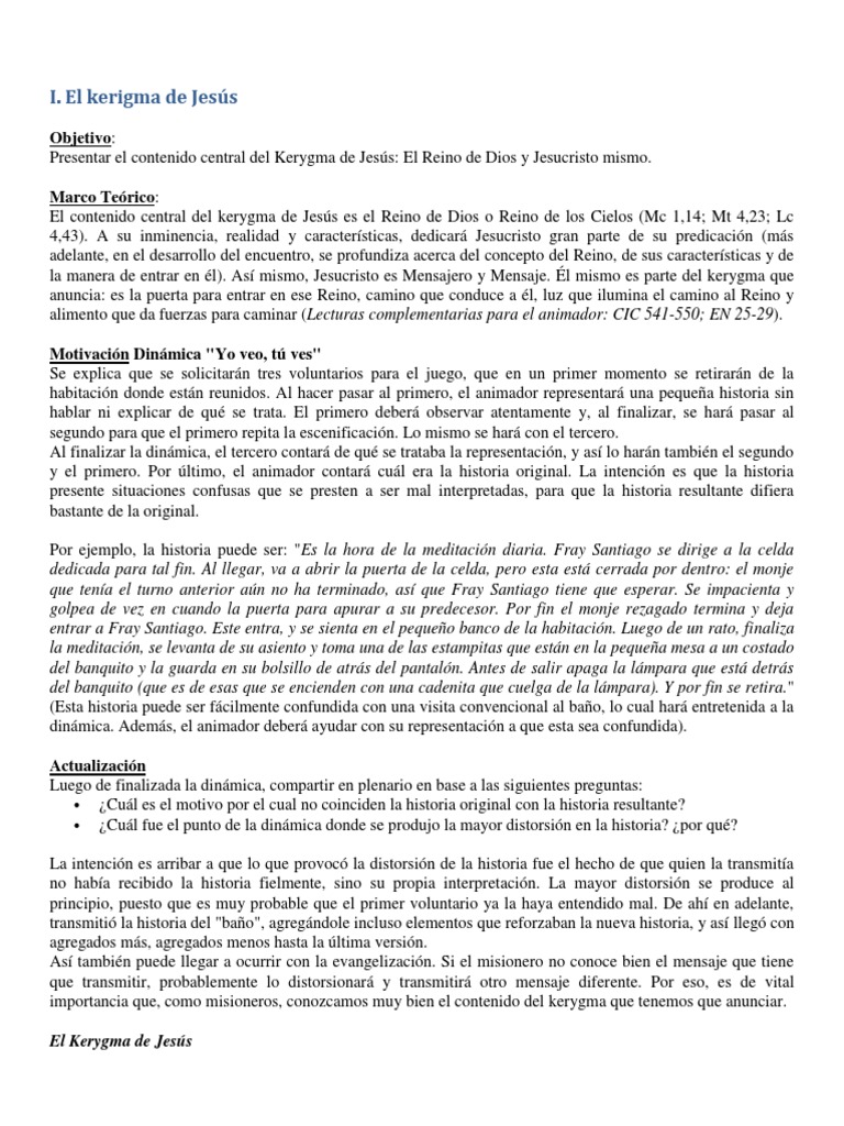 Kerigma | PDF | Jesús | Pecado