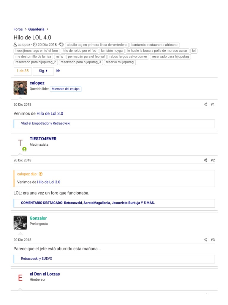 Hilo de LOL 4.0 - Burbuja - Info | PDF