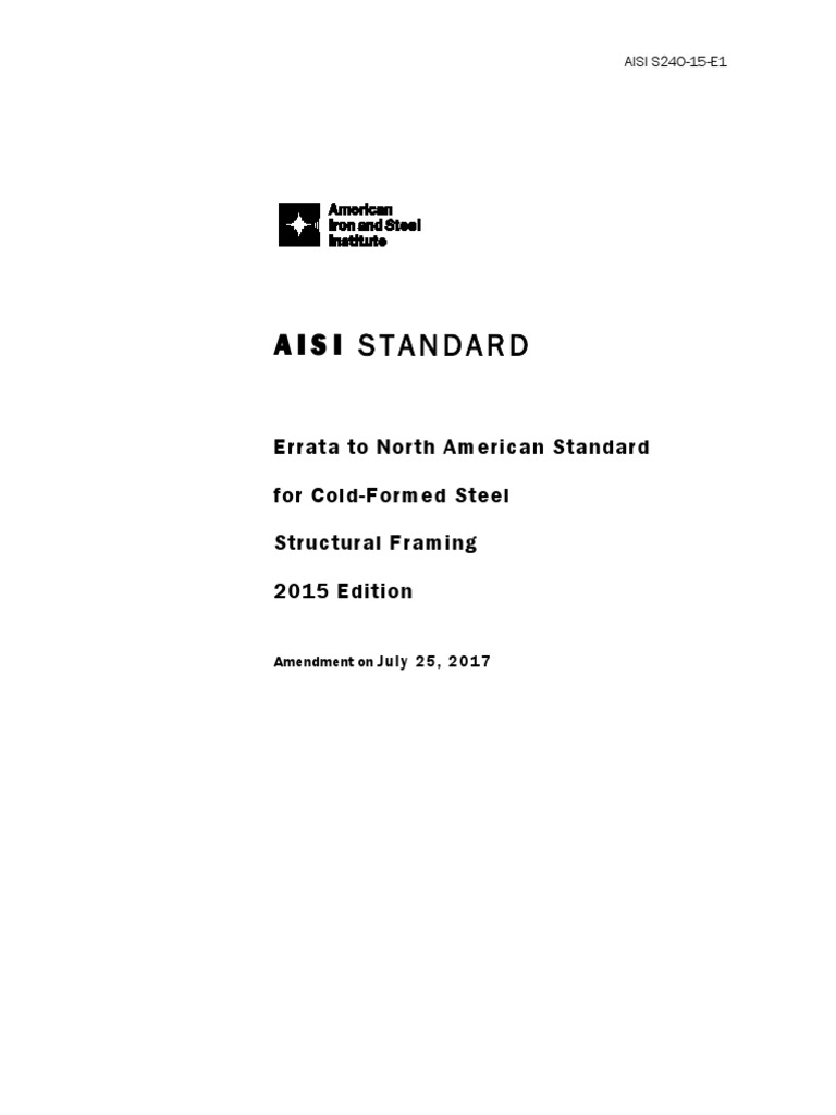 AISI S201-17 & A201-17-C - E - S | PDF | Procedural Knowledge ...