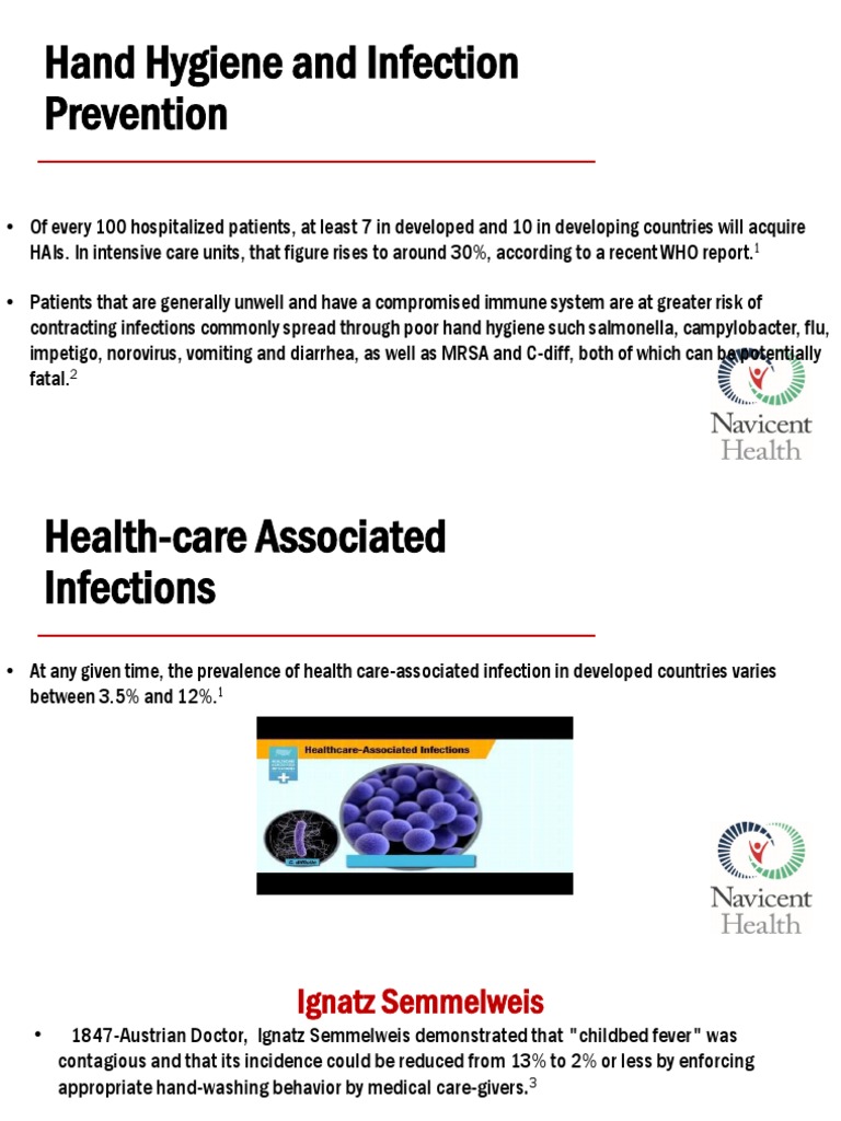Hand Hygiene and Infection Prevention | PDF