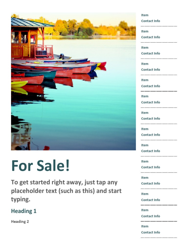 Free Flyer Templates for Word & PDF | PDF