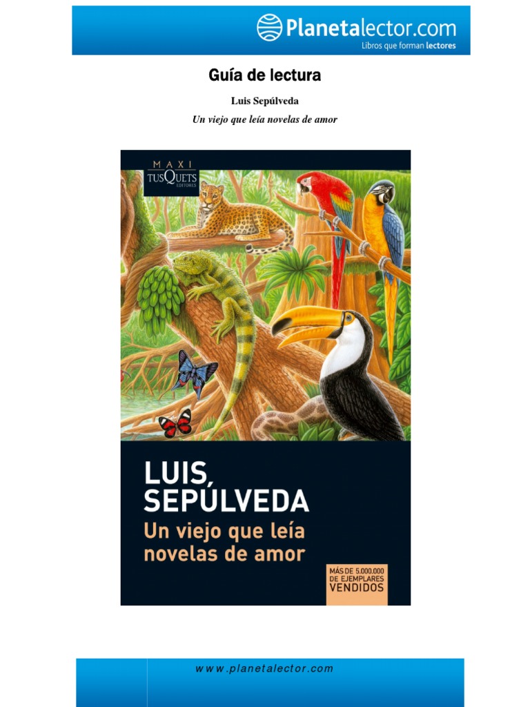 Guía Didáctica para Un Viejo Que Leia Novelas de Amor PDF | PDF | Novelas