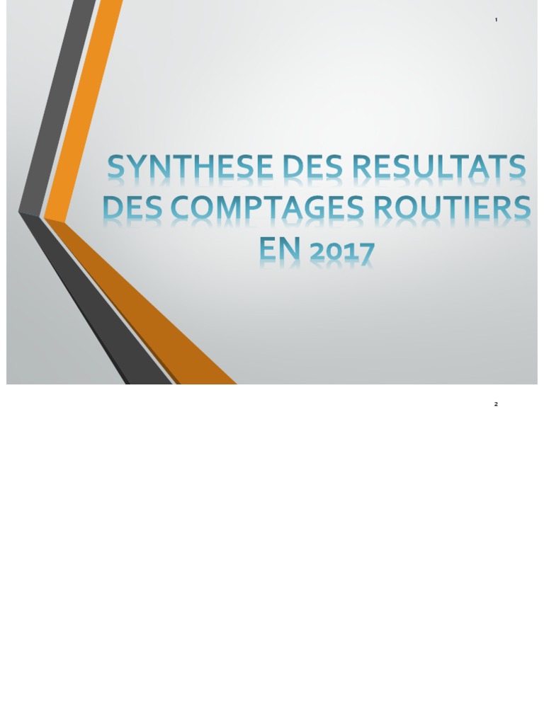 Comptage Routier 2017 PDF | PDF | Autoroute | Trafic