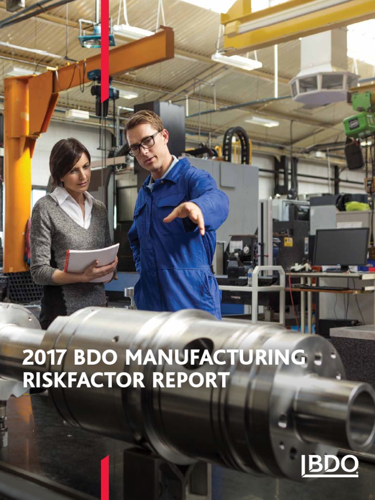 2017 Bdo Manufacturing Riskfactor Report | PDF | Computer Security | Security