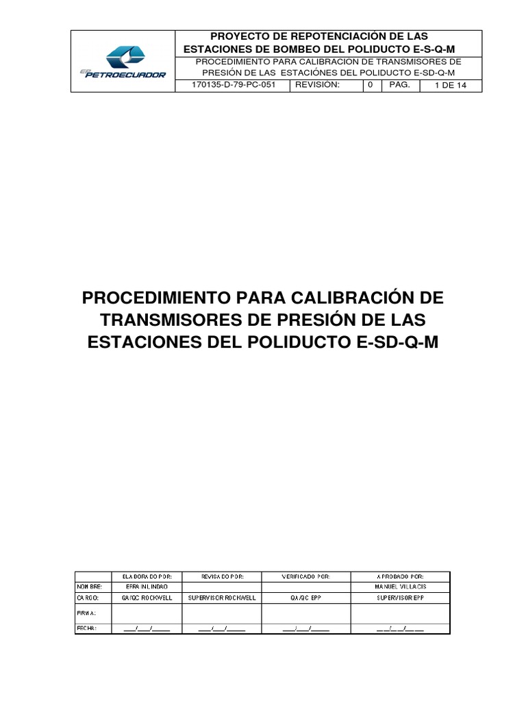 PIT REV 0 Solo PIT 4 A 20 Ma | PDF | Calibración | Medición