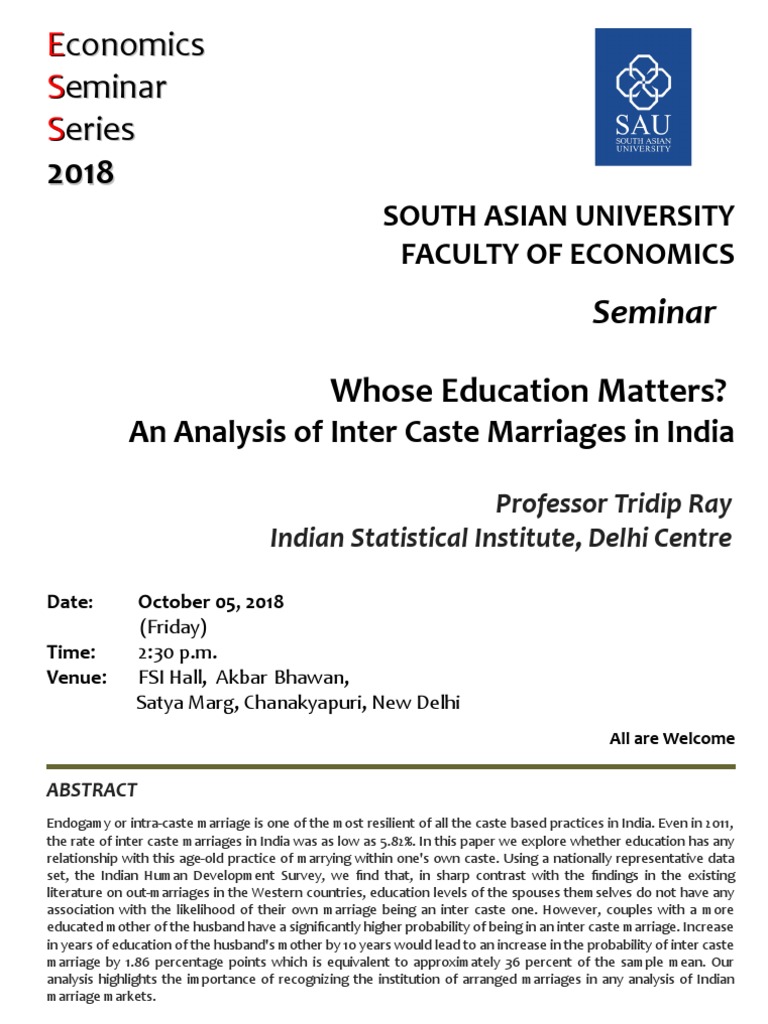 ESS Prof Tridip Ray Oct 2018 | PDF | Career & Growth | Self-Improvement