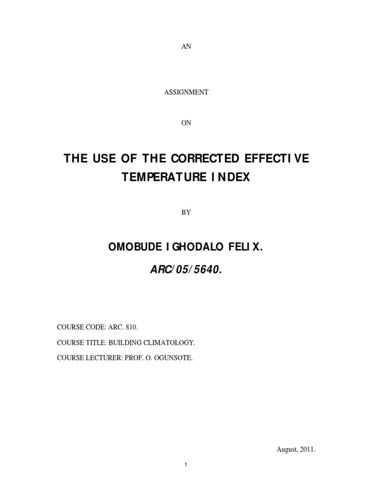 Effective Temp Chart | Download Free PDF | Temperature | Humidity